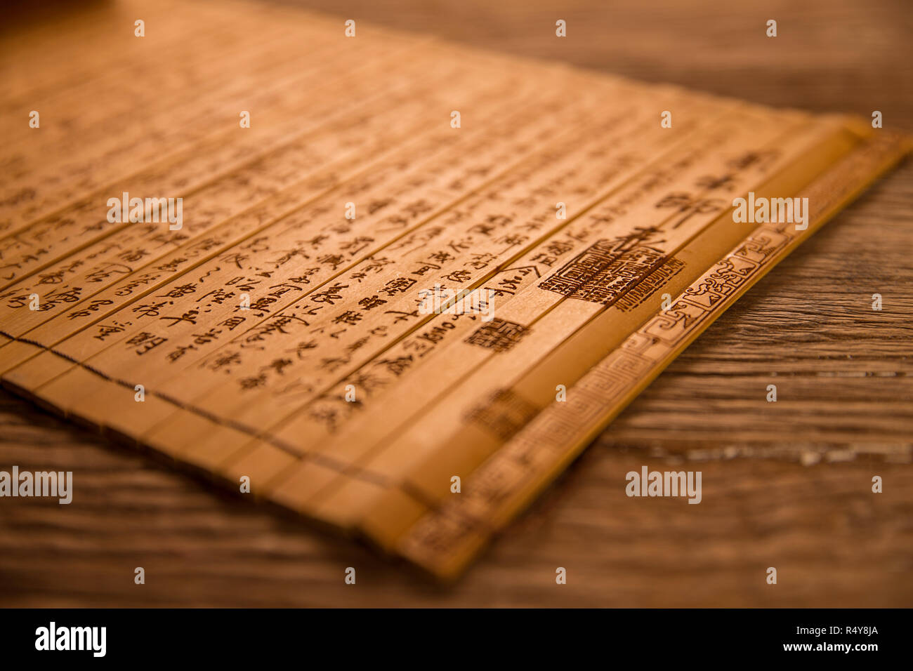 Chinese Bamboo Book High Resolution Stock Photography and Images - Alamy