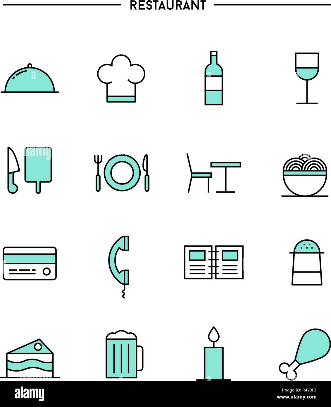 Restaurant cafe phone Stock Vector Images - Alamy