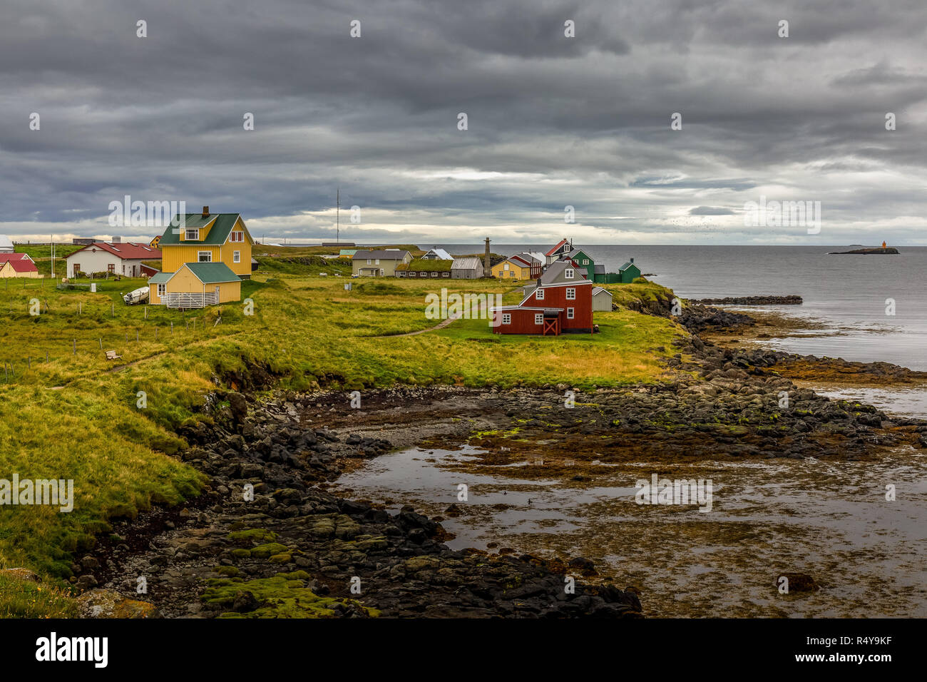 Flatey island village hi-res stock photography and images - Alamy