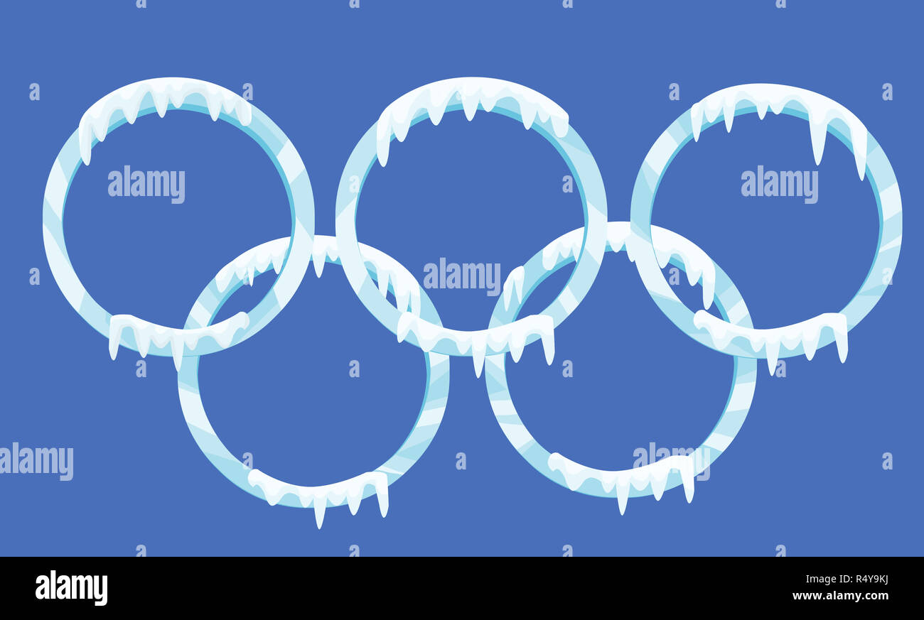 The Olympic rings Stock Photo - Alamy