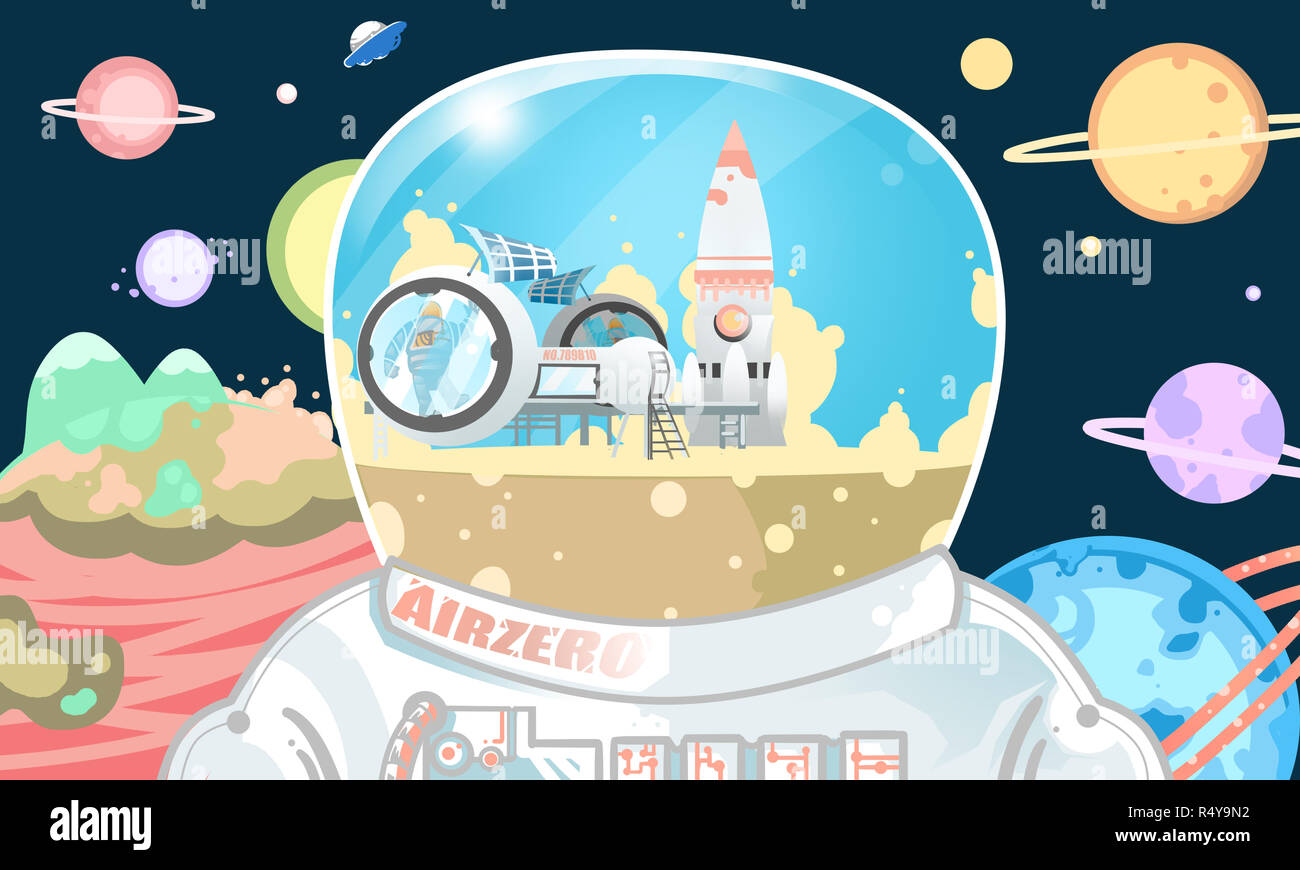 Aerospace composite illustration Stock Photo - Alamy