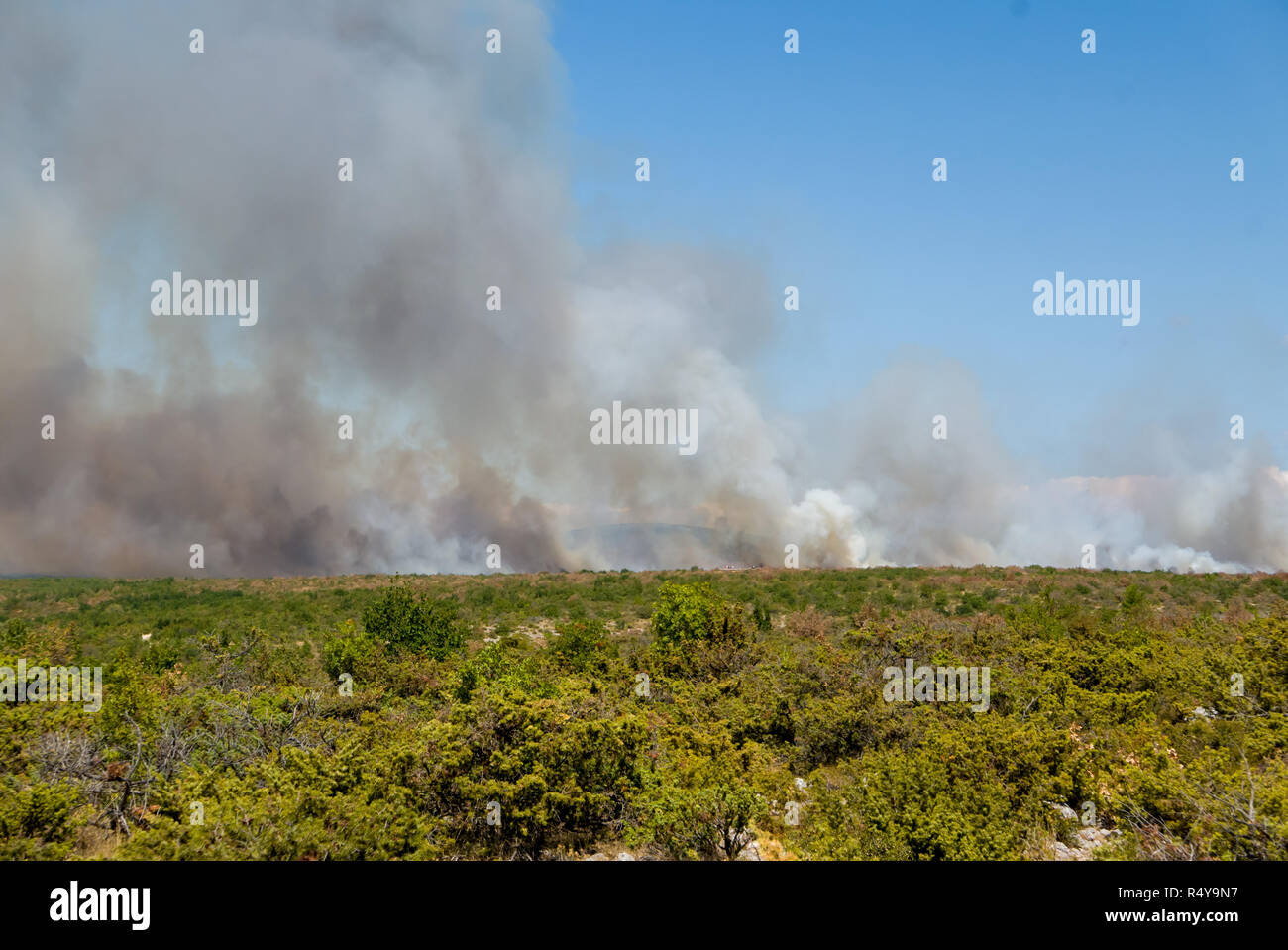 Natural disaster - fire Stock Photo - Alamy