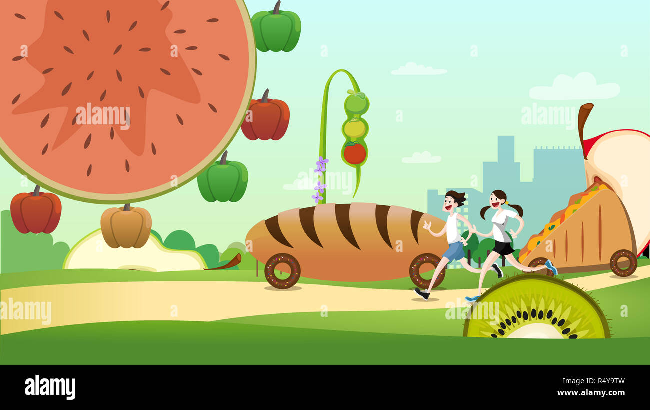 Fictional fruit hi-res stock photography and images - Alamy