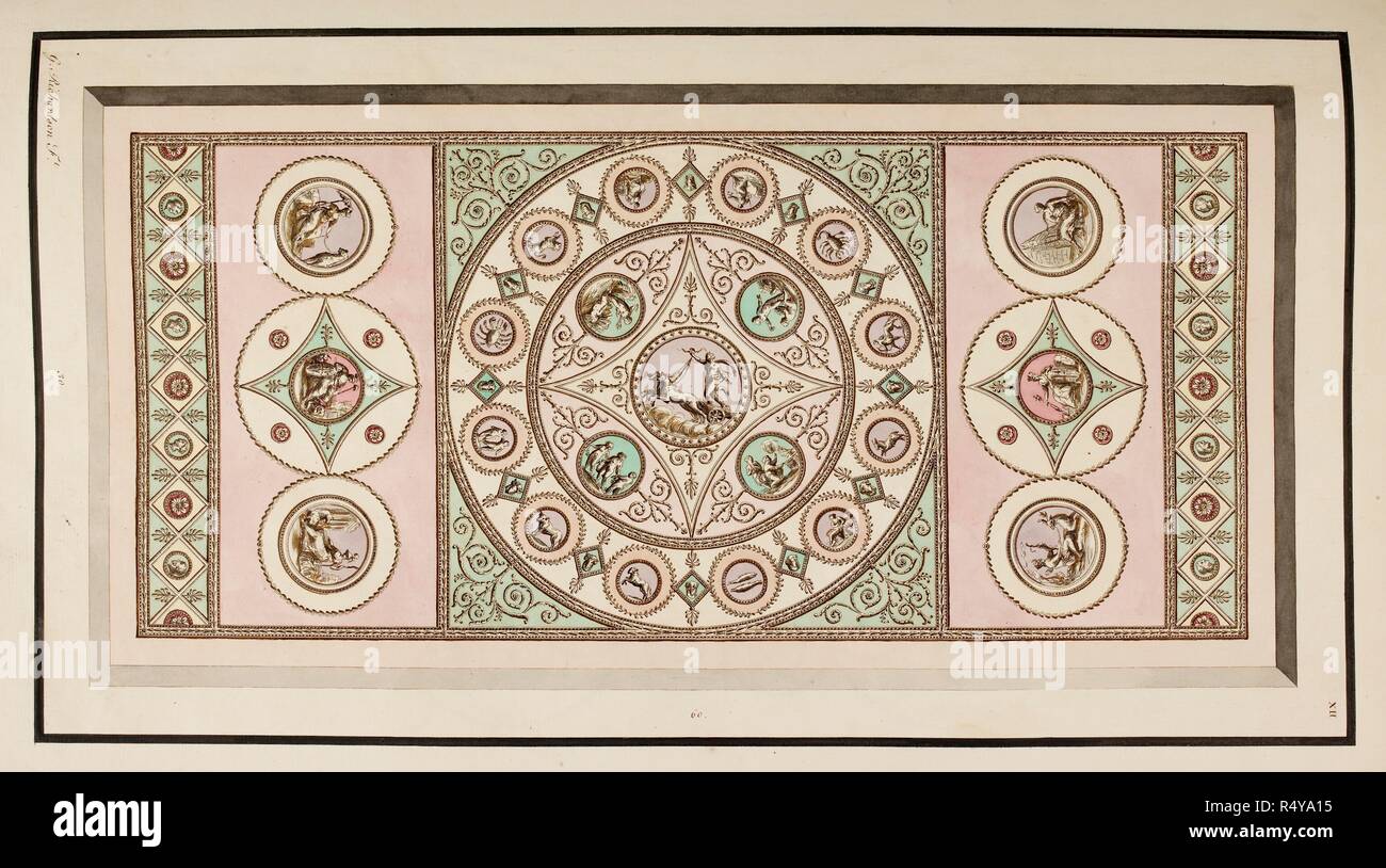 Design for a ceiling. A Book of Ceilings. London, 1776. Source: 55.i.18 ...
