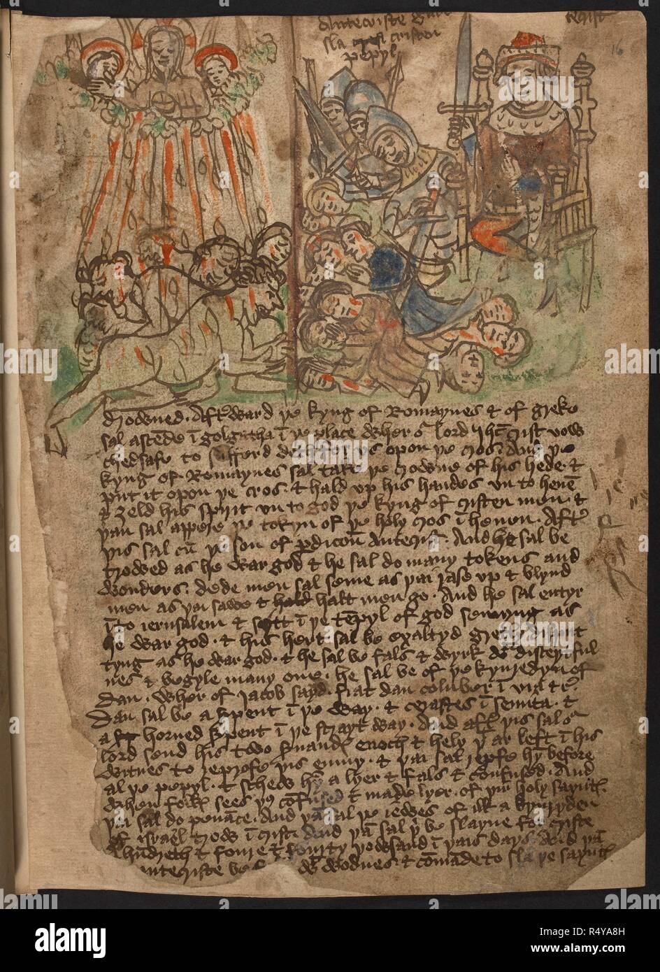 Page of a manuscript from 'The Desert of Religion'. The Desert of ...