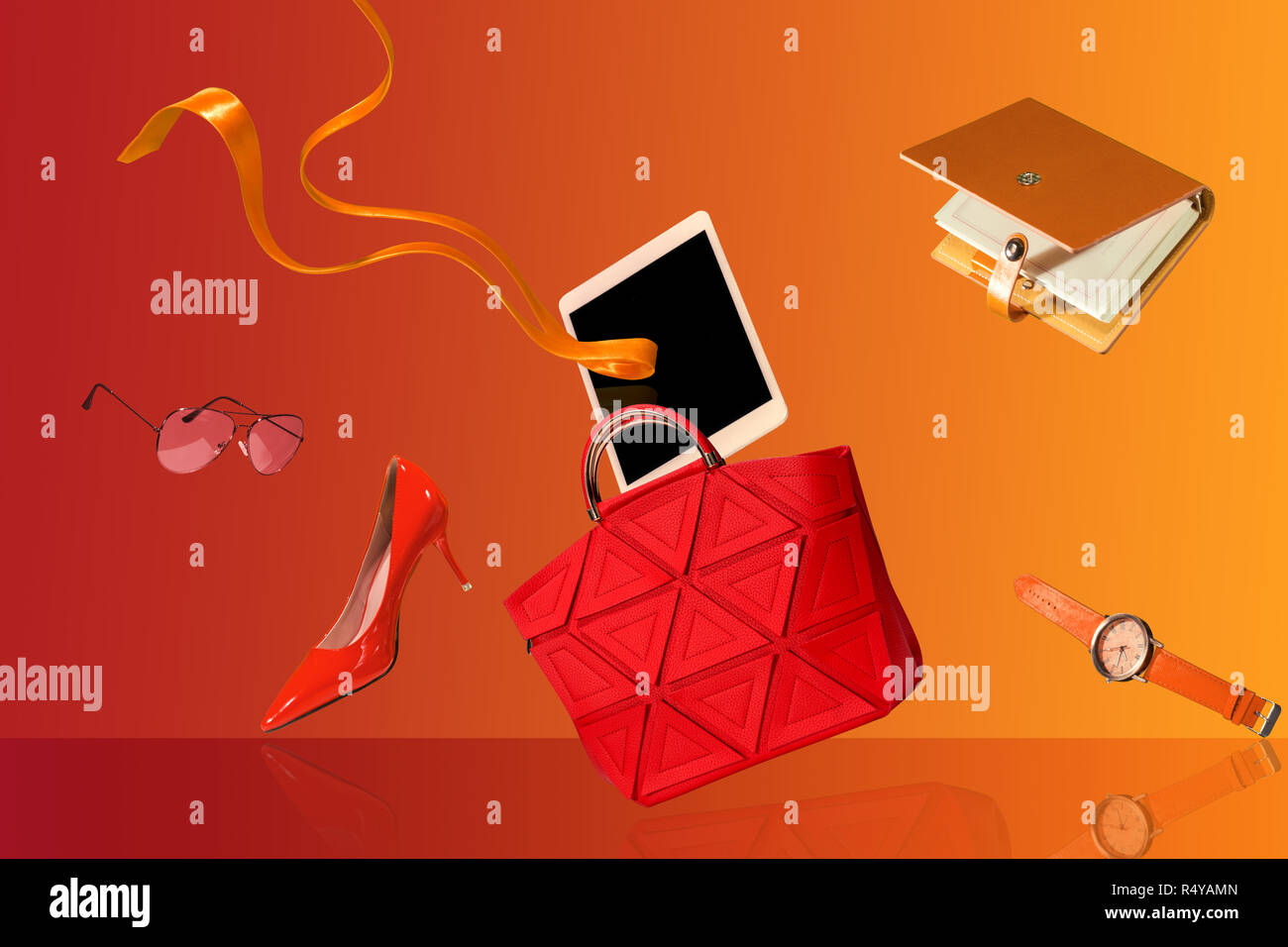 Women's personal items Stock Photo - Alamy