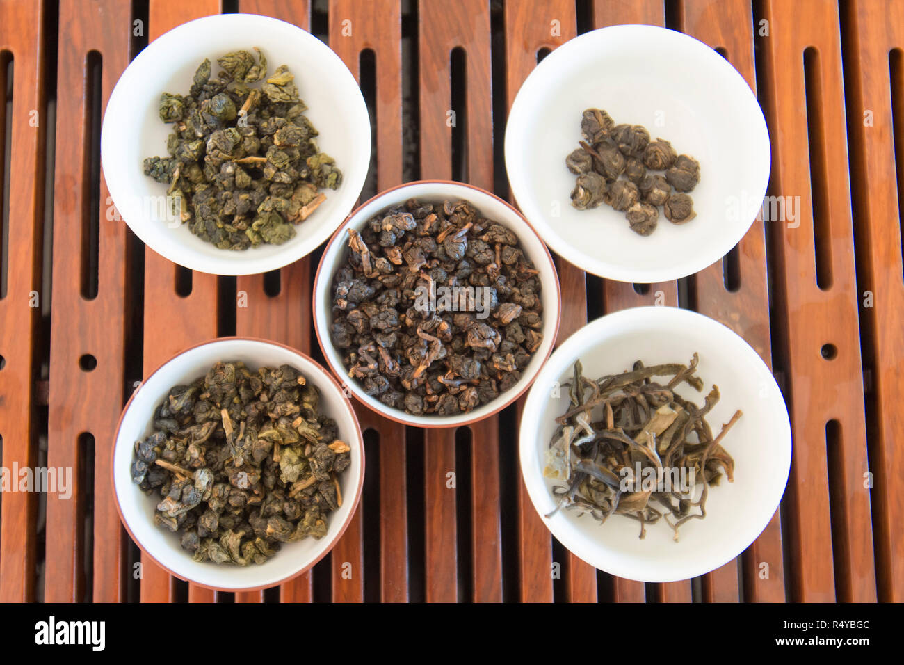 thailand chiang rai mae salong tea plantation Stock Photo - Alamy