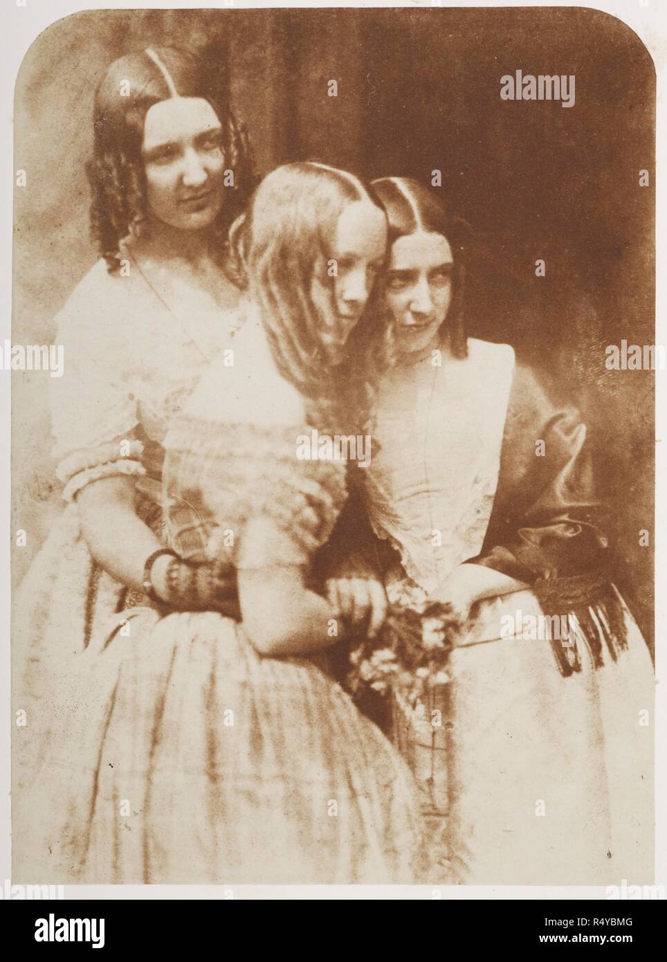 Miss Munro and Misses Graham Binney. Three-quarter length portrait ...