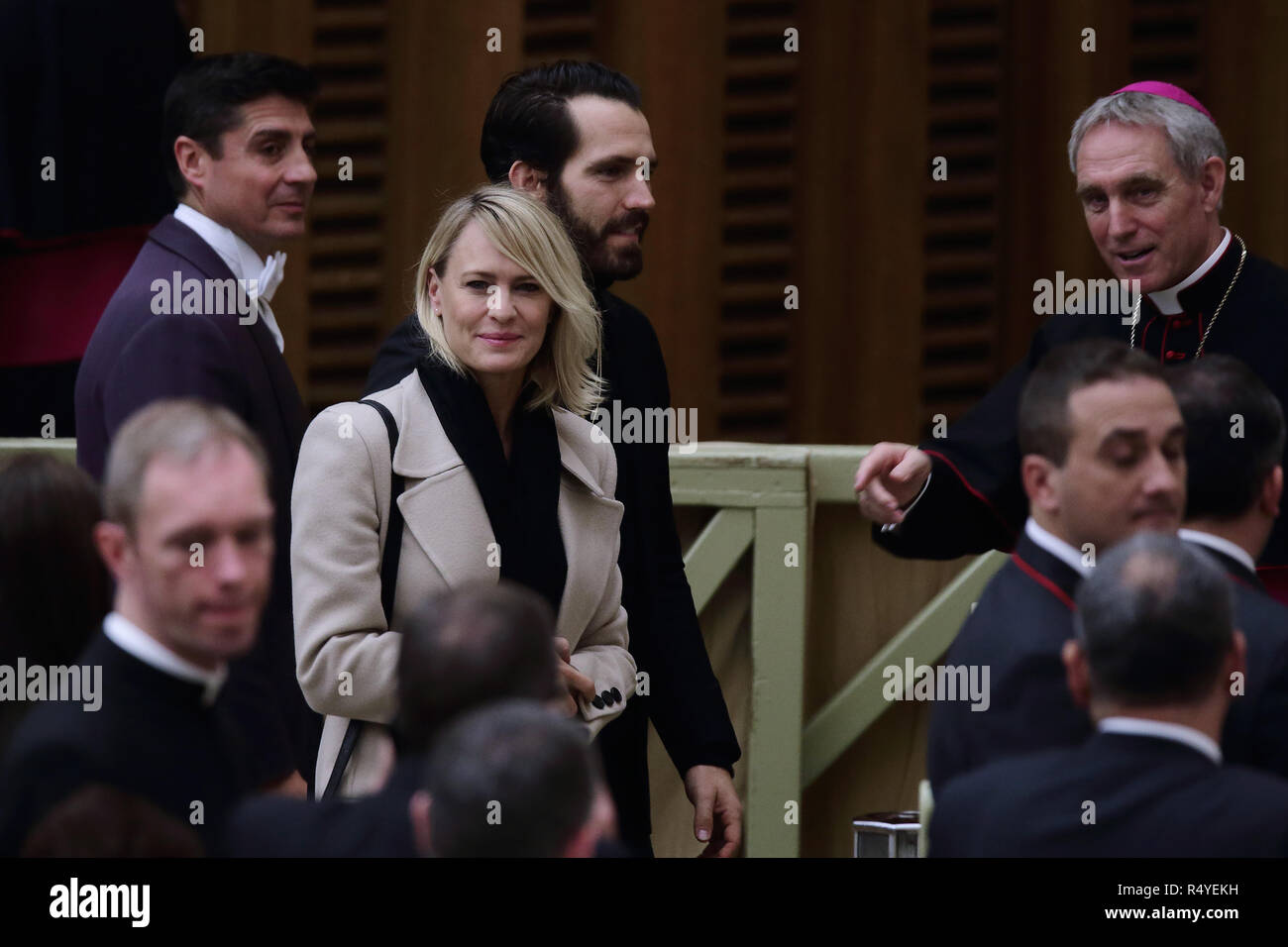 November 28, 2018 - Vatican City (Holy See) American Actress ROBIN ...