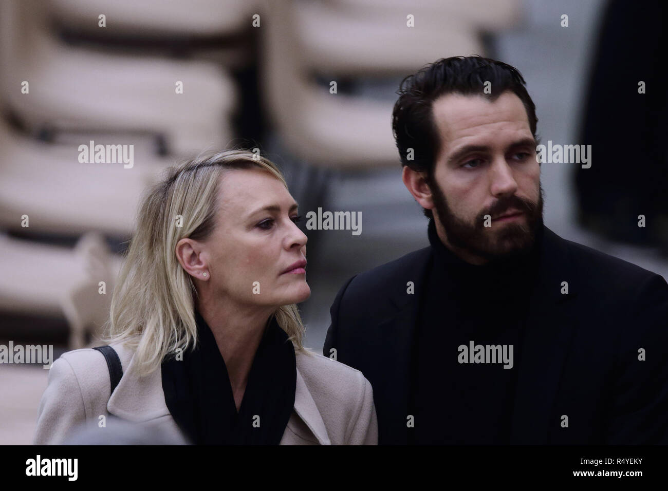 November 28, 2018 - Vatican City (Holy See) American Actress ROBIN ...
