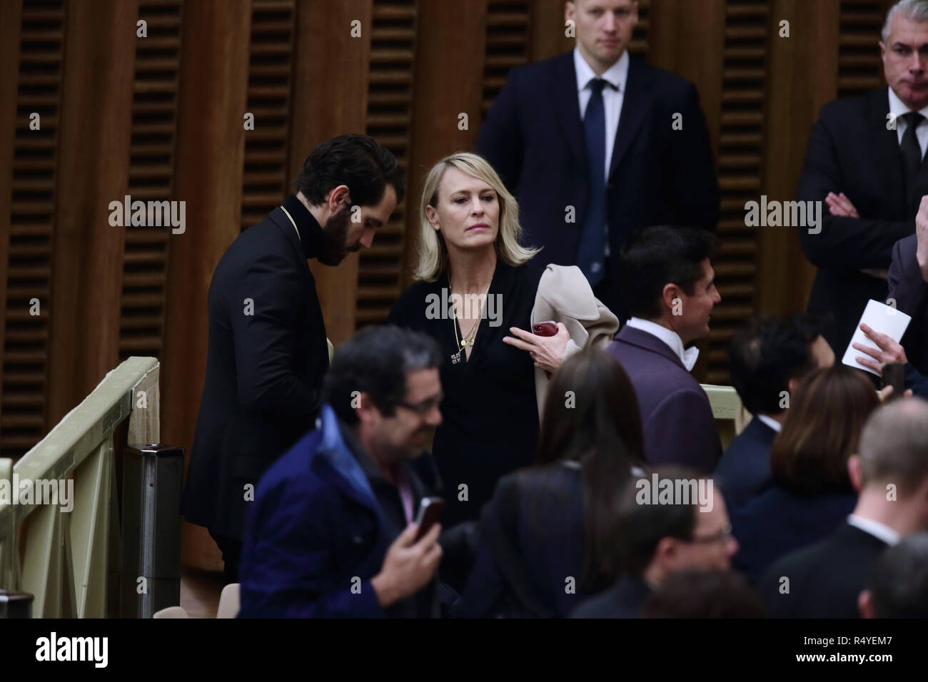 November 28, 2018 - Vatican City (Holy See) American Actress ROBIN ...