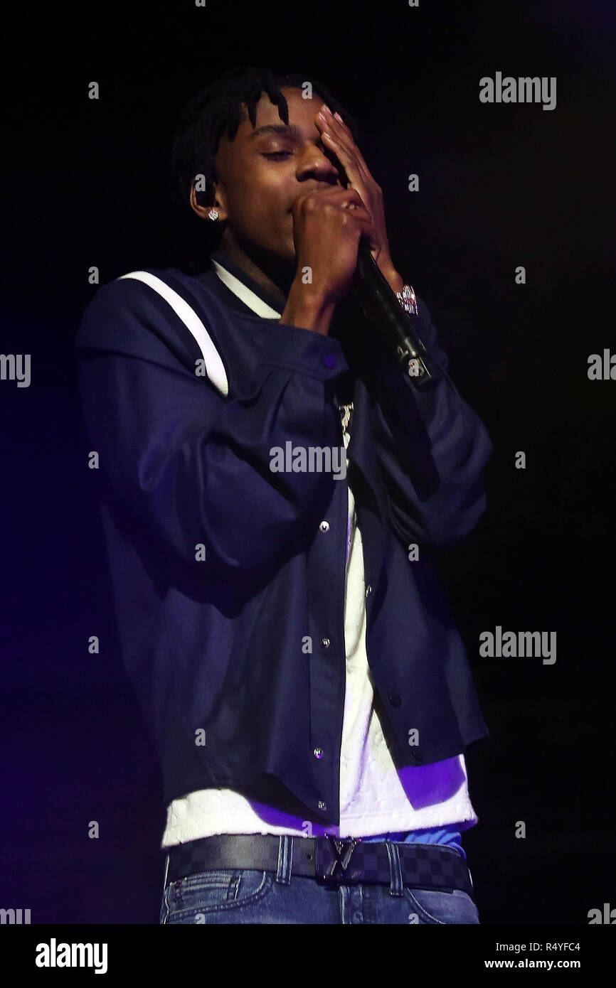 Chicago, Illinois, USA. 24th Nov, 2018. Rapper POLO G (POLO CAPALOT ...