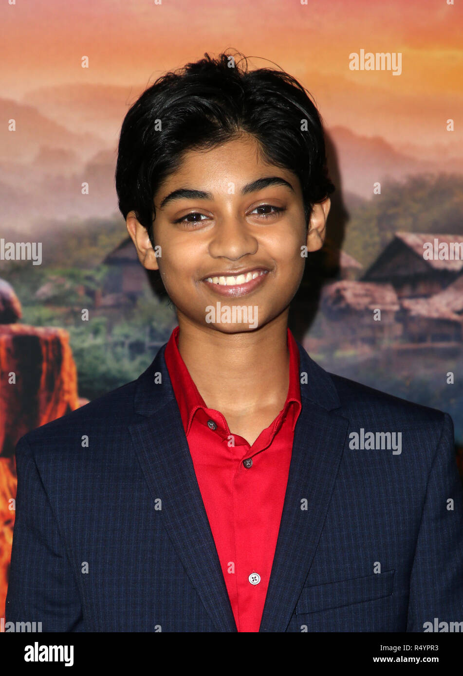 Hollywood, Ca. 28th Nov, 2018. Rohan Chand, at the Mowgli: Legend Of ...