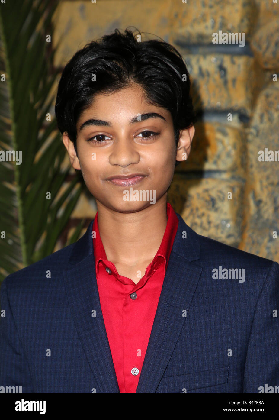 Hollywood, Ca. 28th Nov, 2018. Rohan Chand, at the Mowgli: Legend Of ...