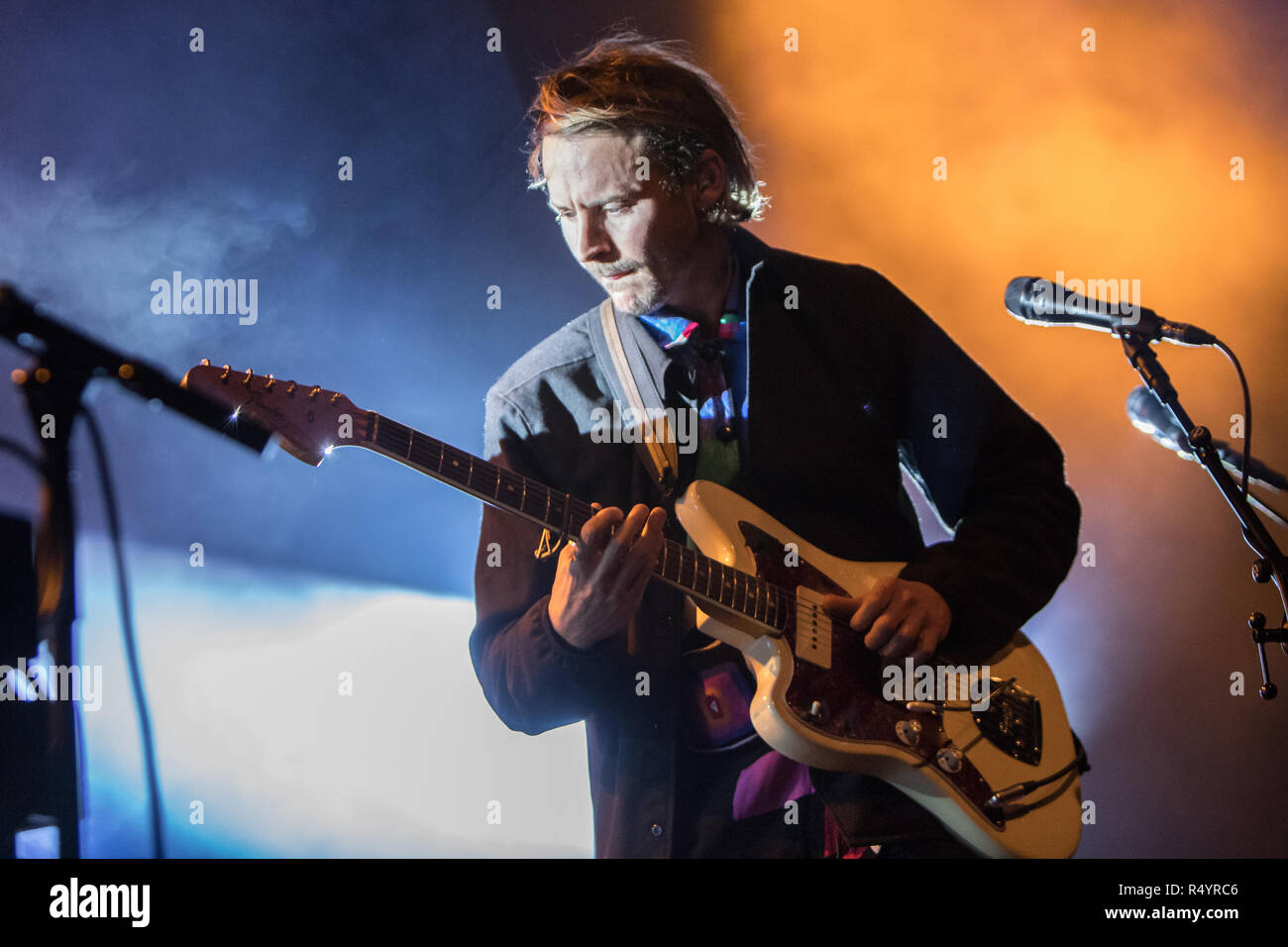 Milan Italy. 28 November 2018. The English singer-songwriter BEN HOWARD ...