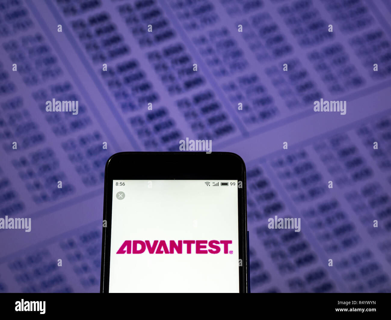 Logo advantest hi-res stock photography and images - Alamy
