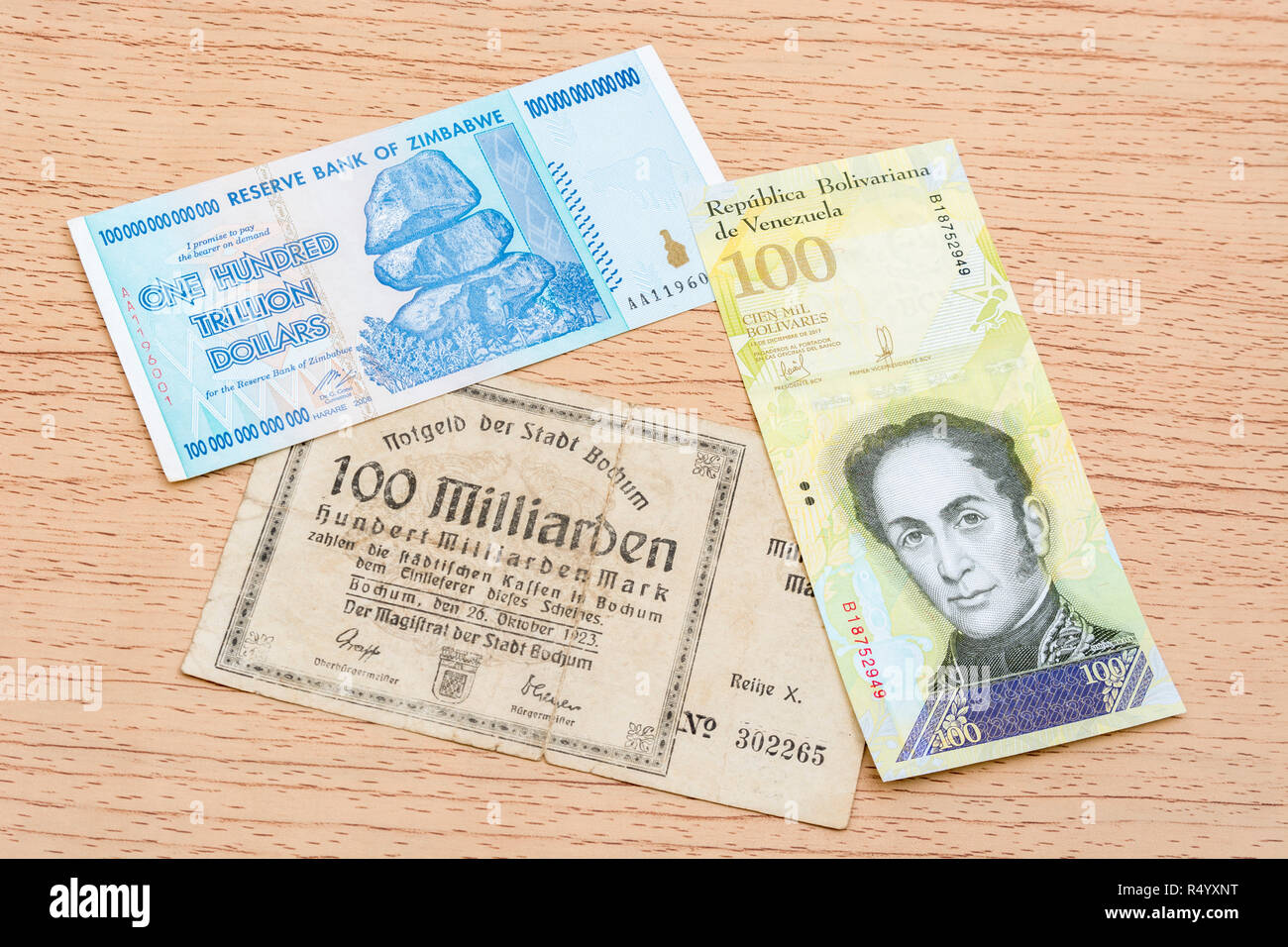 Hyperinflation - the 3 classic cases: Germany 1920s (100 Billion Marks ...