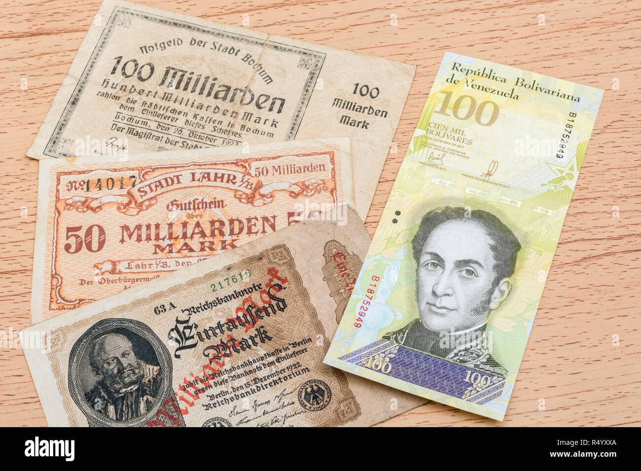 Hyperinflation - 2 classic cases: Germany 1920s (1 Billion to 100 ...