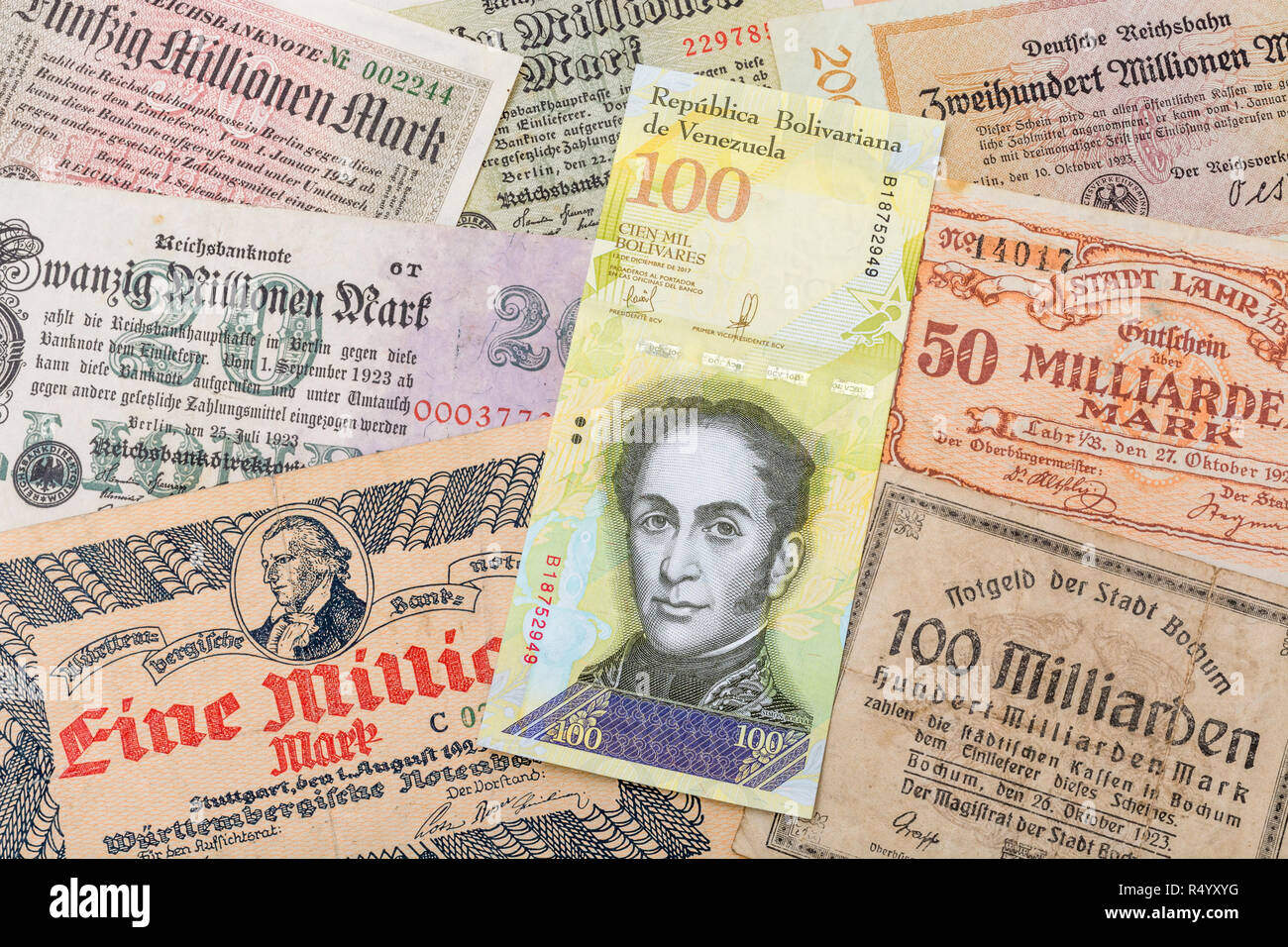 100 million mark note hi-res stock photography and images - Alamy