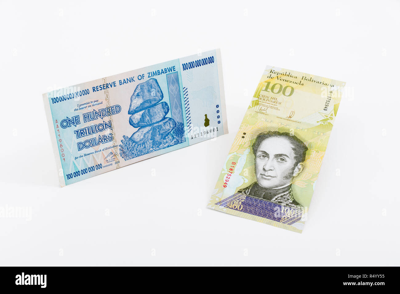 100 trillion dollar banknote hi-res stock photography and images - Alamy