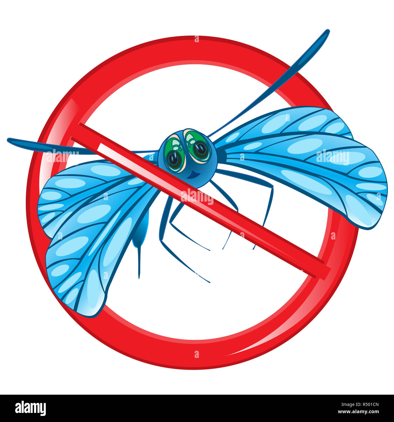 Sign prohibition insect Stock Photo - Alamy