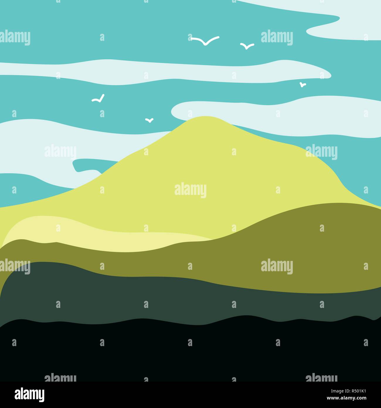 Landscape format environment Stock Vector Images - Alamy