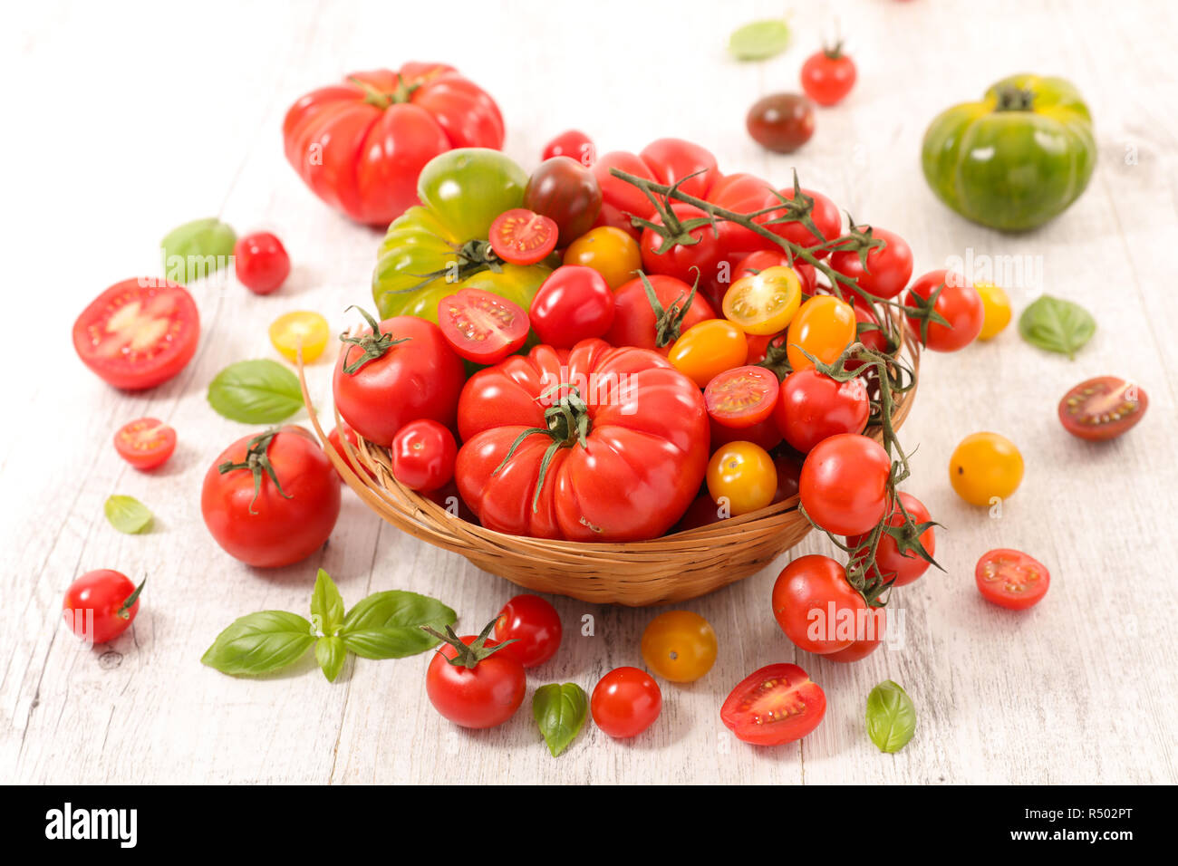 assorted colorful tomatoes Stock Photo - Alamy