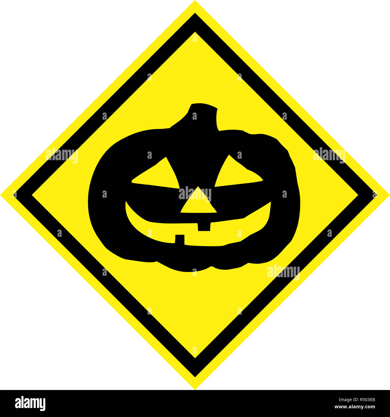 Yellow black danger death sign hi-res stock photography and images - Alamy