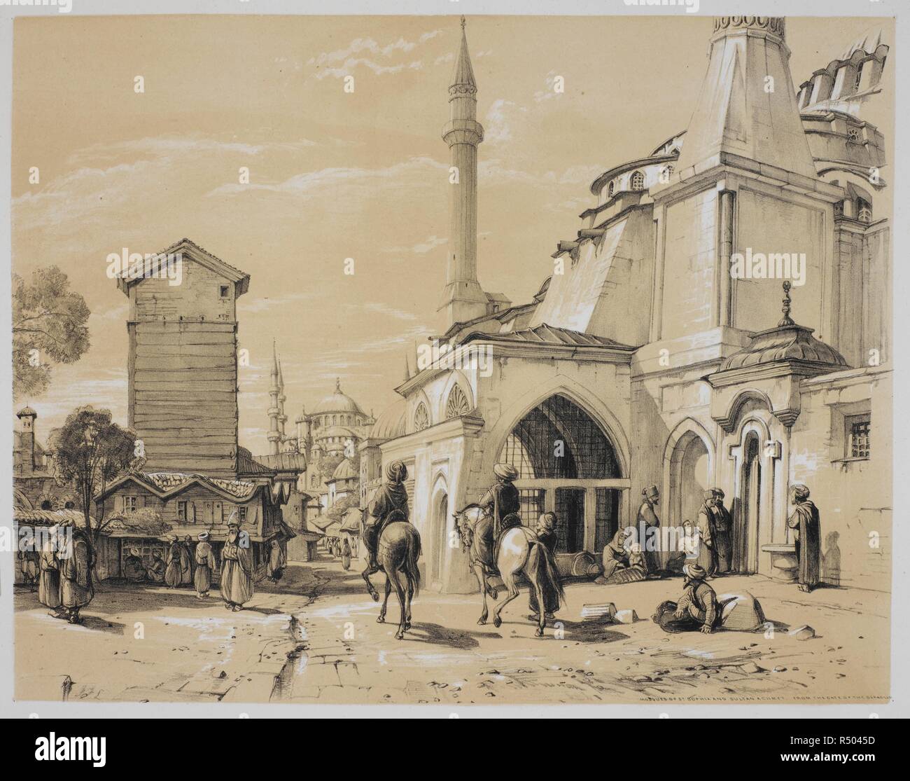 View of Constantinople. Lewisâ€™s Illustrations of Constantinople, made ...