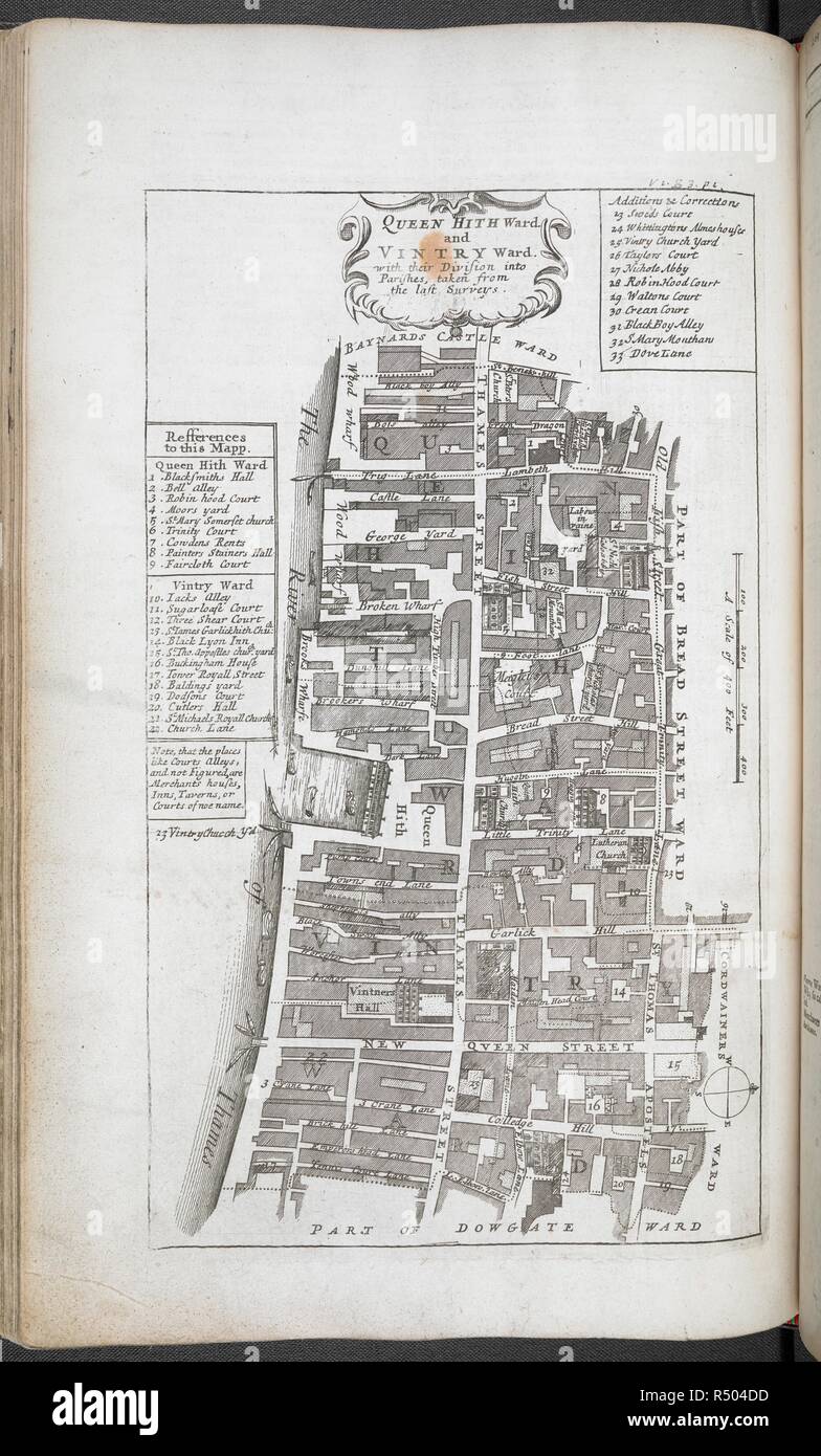 John stow map hi-res stock photography and images - Alamy