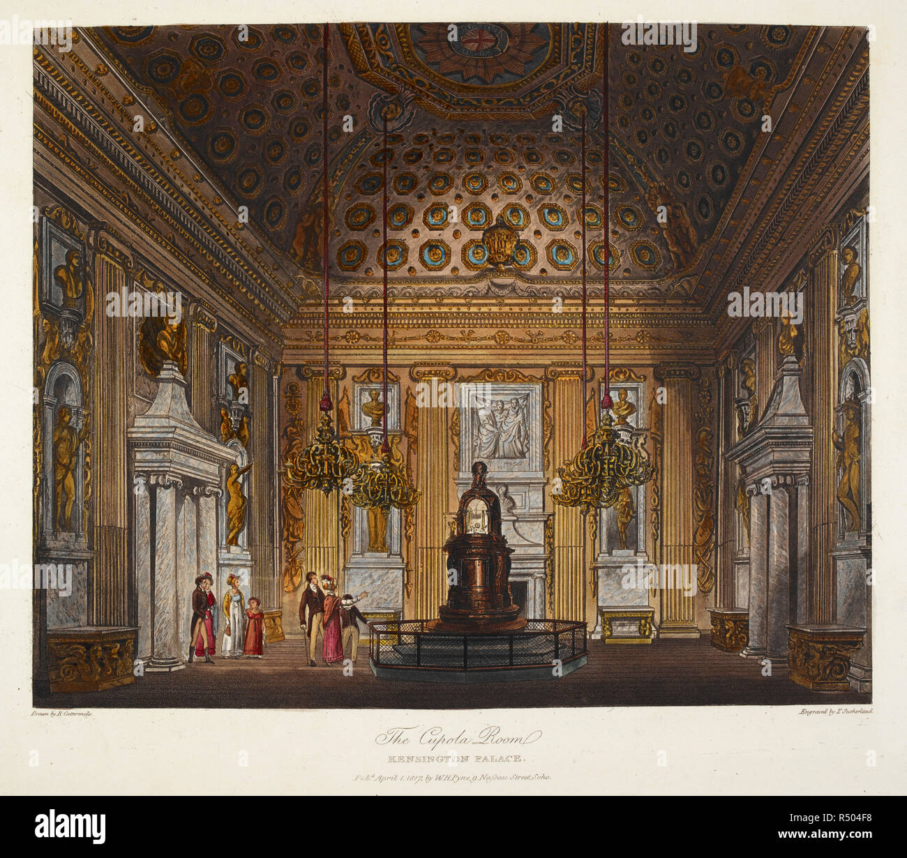 The cupola room. Kensington palace, Colour illustration / plate. Author ...