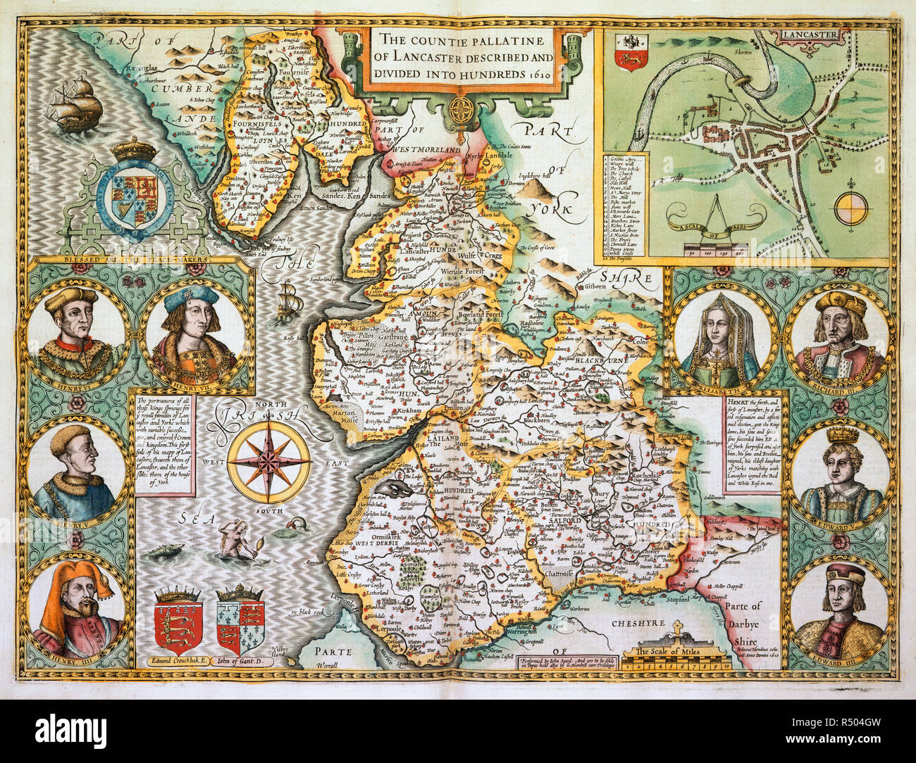 Map england 1610 hi-res stock photography and images - Alamy