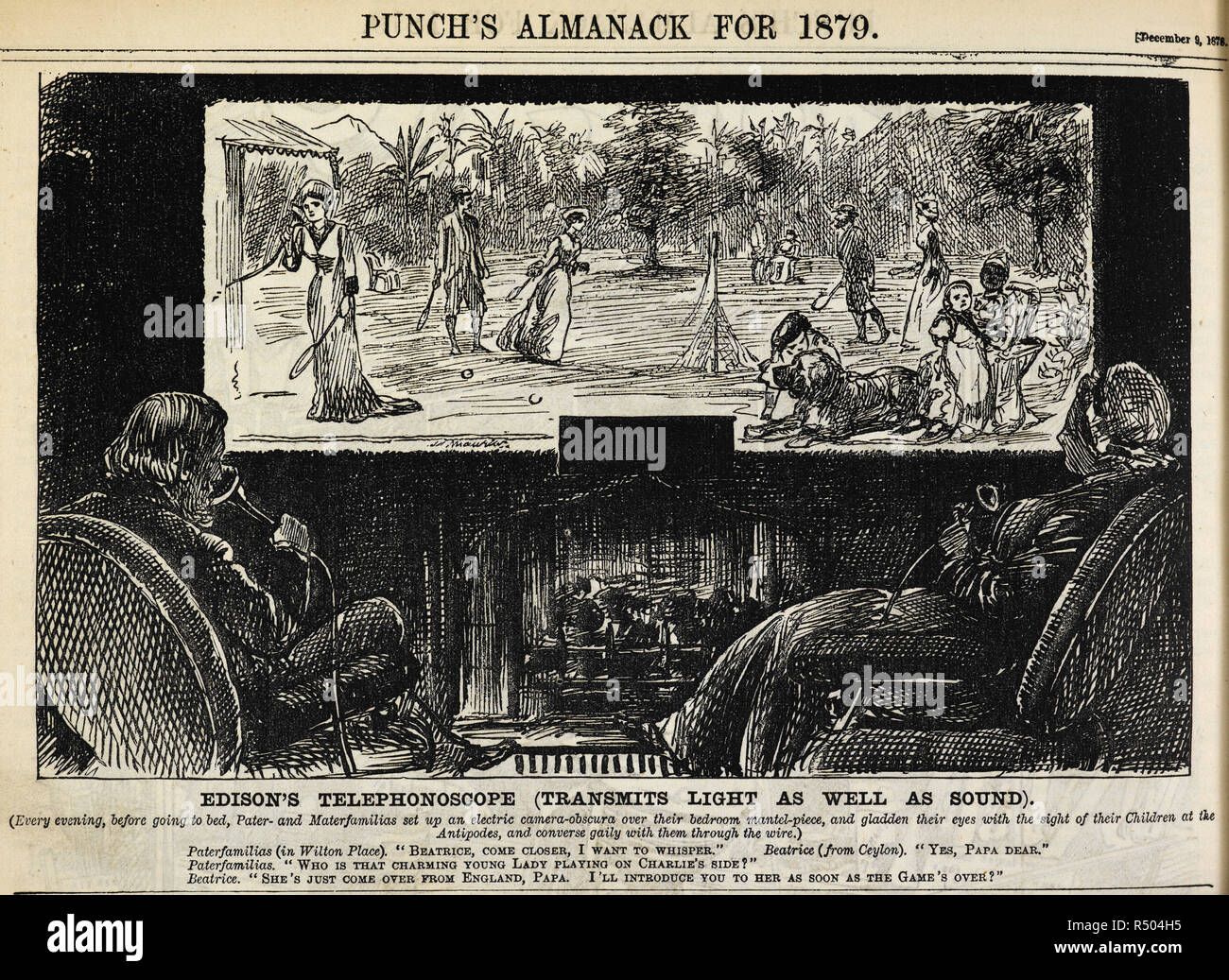 George du maurier science fiction hi-res stock photography and images ...