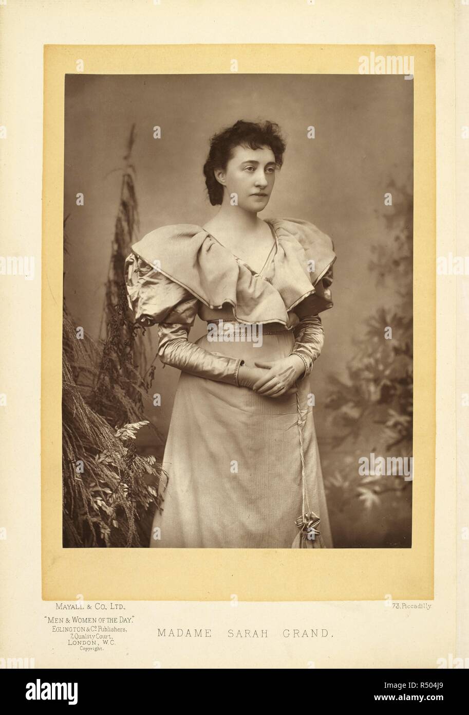 Madame Sarah Grand (10 June 1854 â€“ 12 May 1943), was a British ...