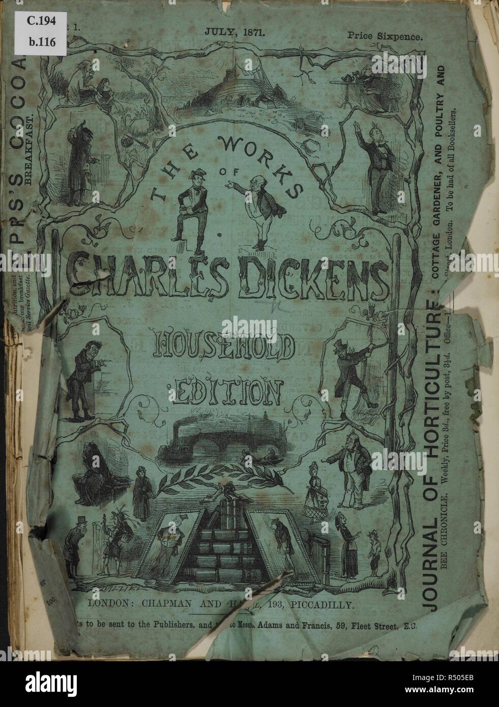 Charles dickens book cover hi-res stock photography and images - Alamy