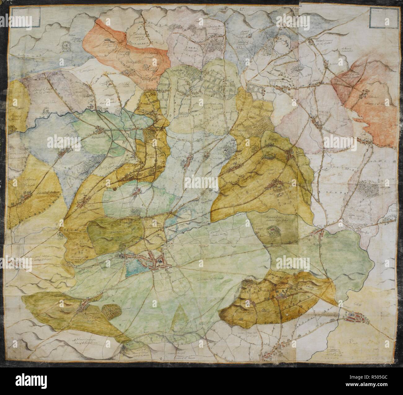 Sherborne map hi-res stock photography and images - Alamy