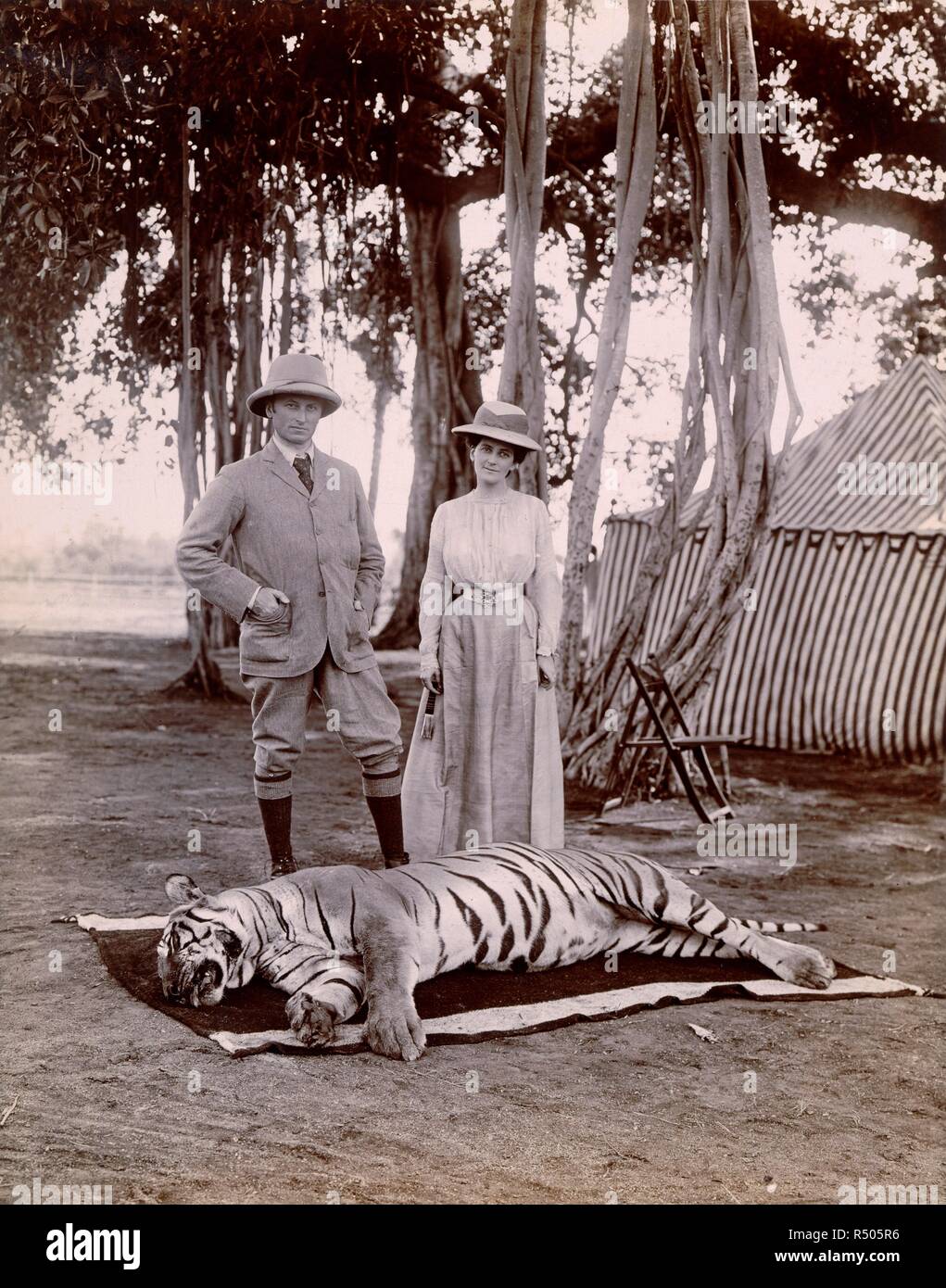 Lord and lady curzon tiger hi-res stock photography and images - Alamy