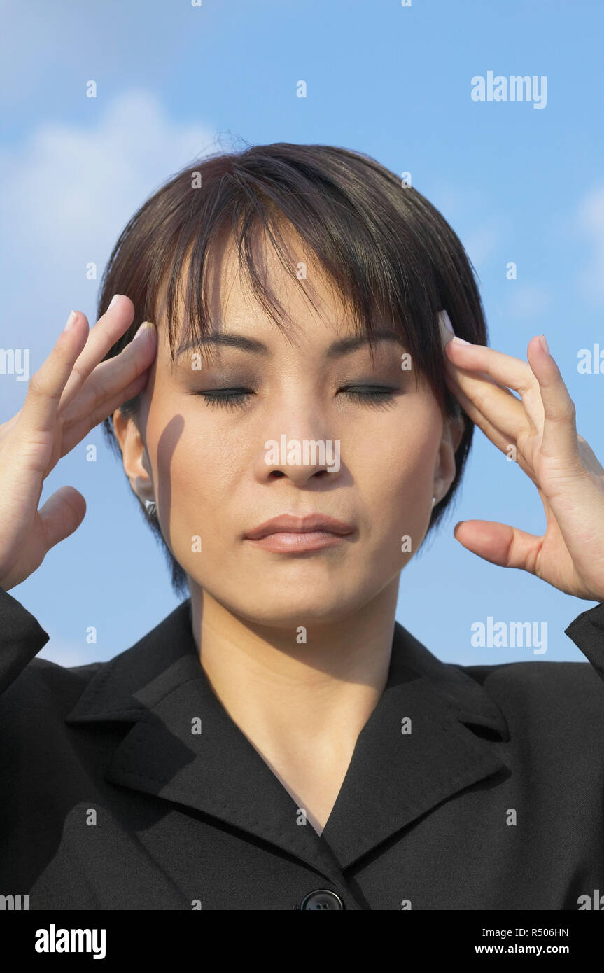 Women with downcast eyes hi-res stock photography and images - Alamy