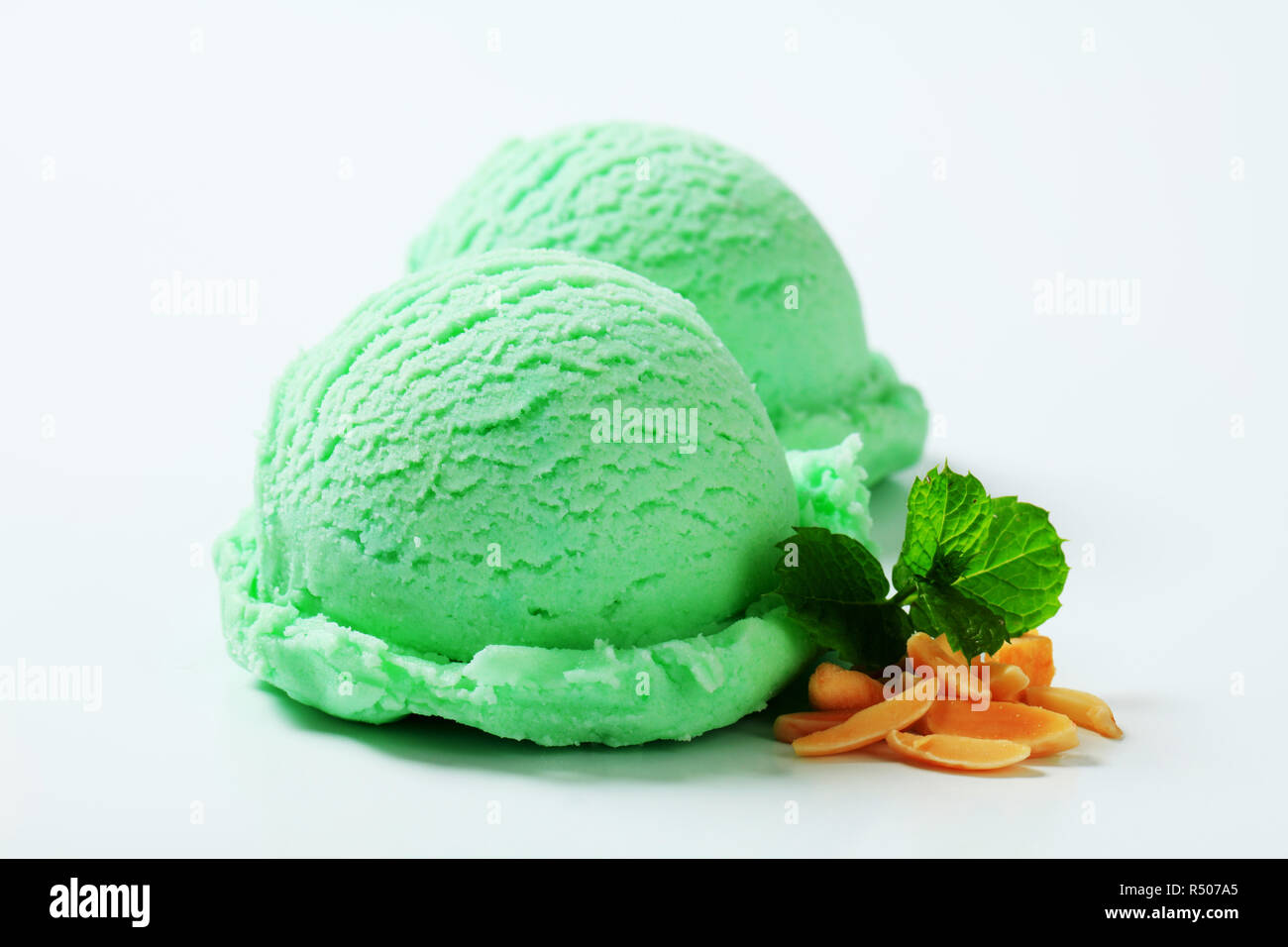 green ice cream Stock Photo - Alamy