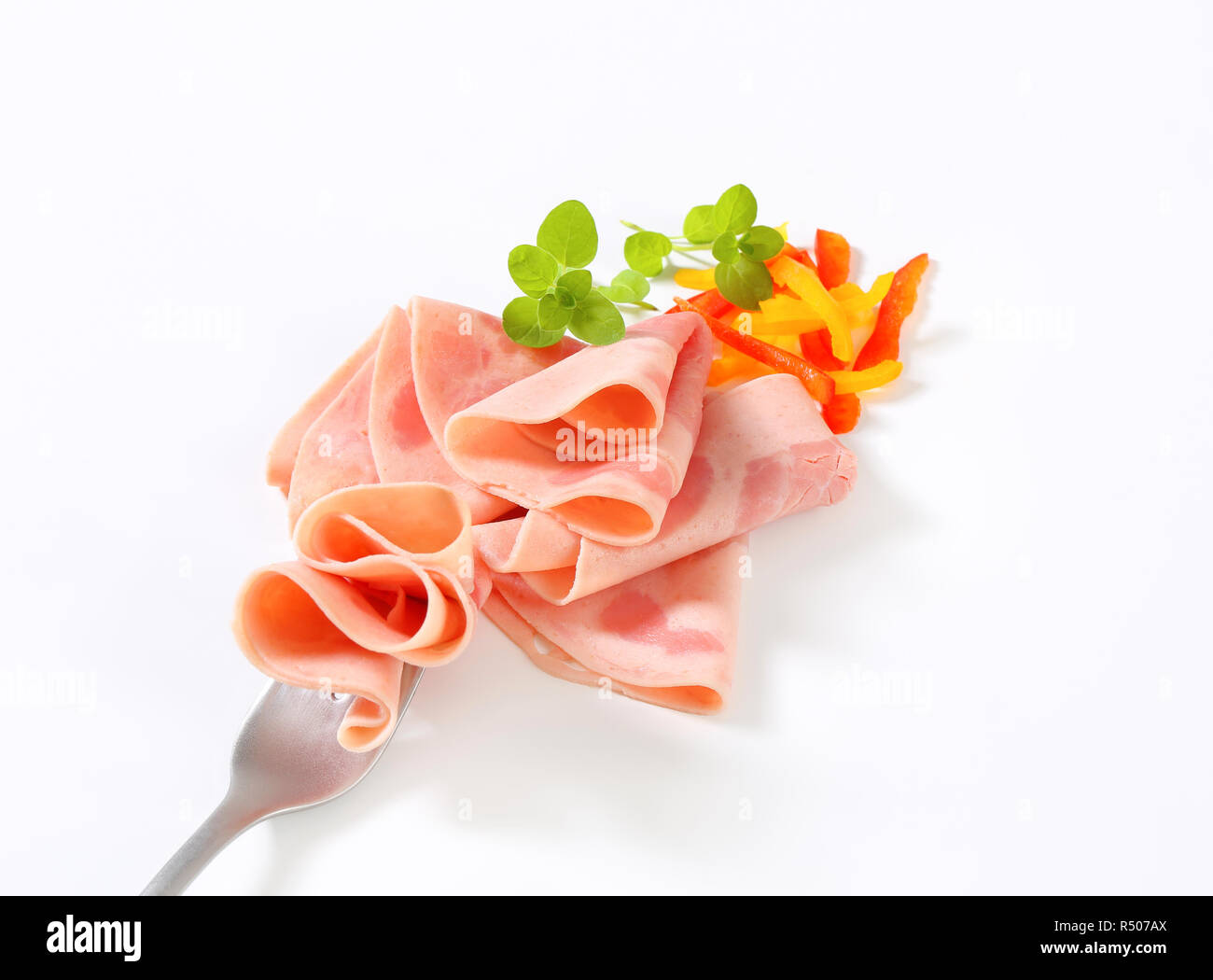 Pressed ham Cut Out Stock Images & Pictures - Alamy