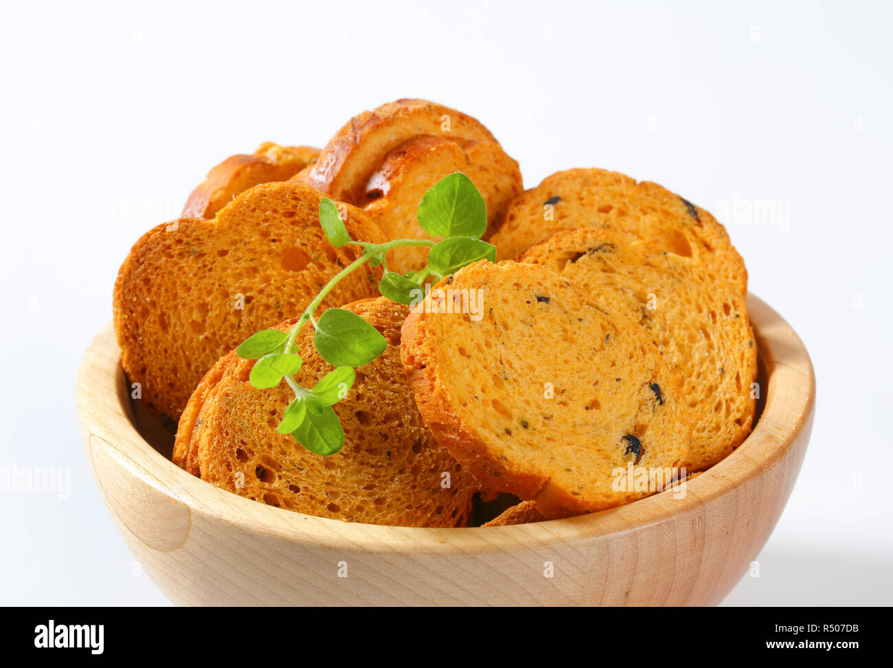 Mini Mediterranean Crispy Toast Stock Photo - Alamy