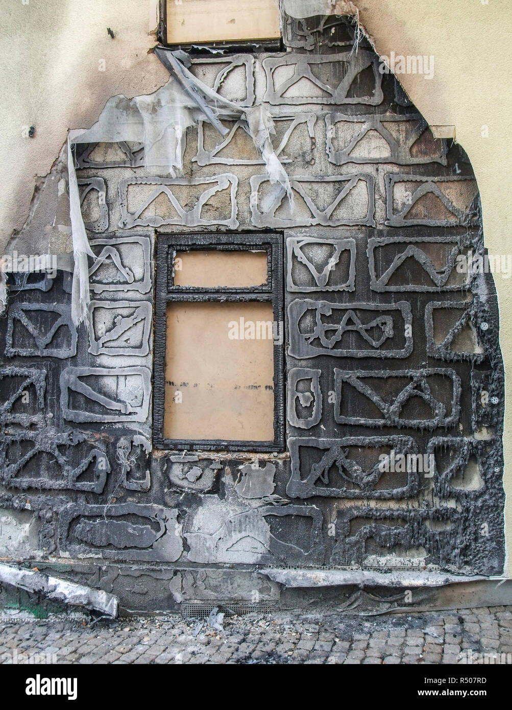 Burnt window frame hi-res stock photography and images - Alamy