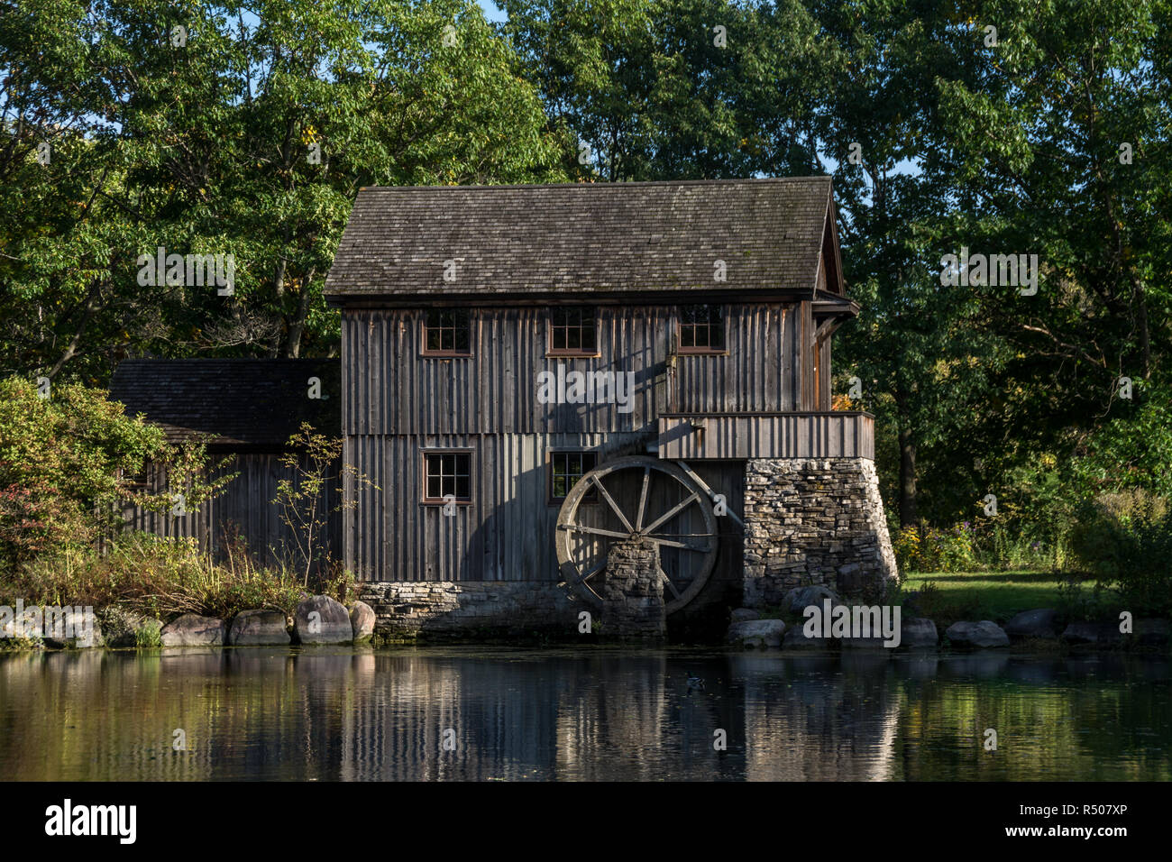 Old Water Mill Water Wheel High Resolution Stock Photography and Images ...