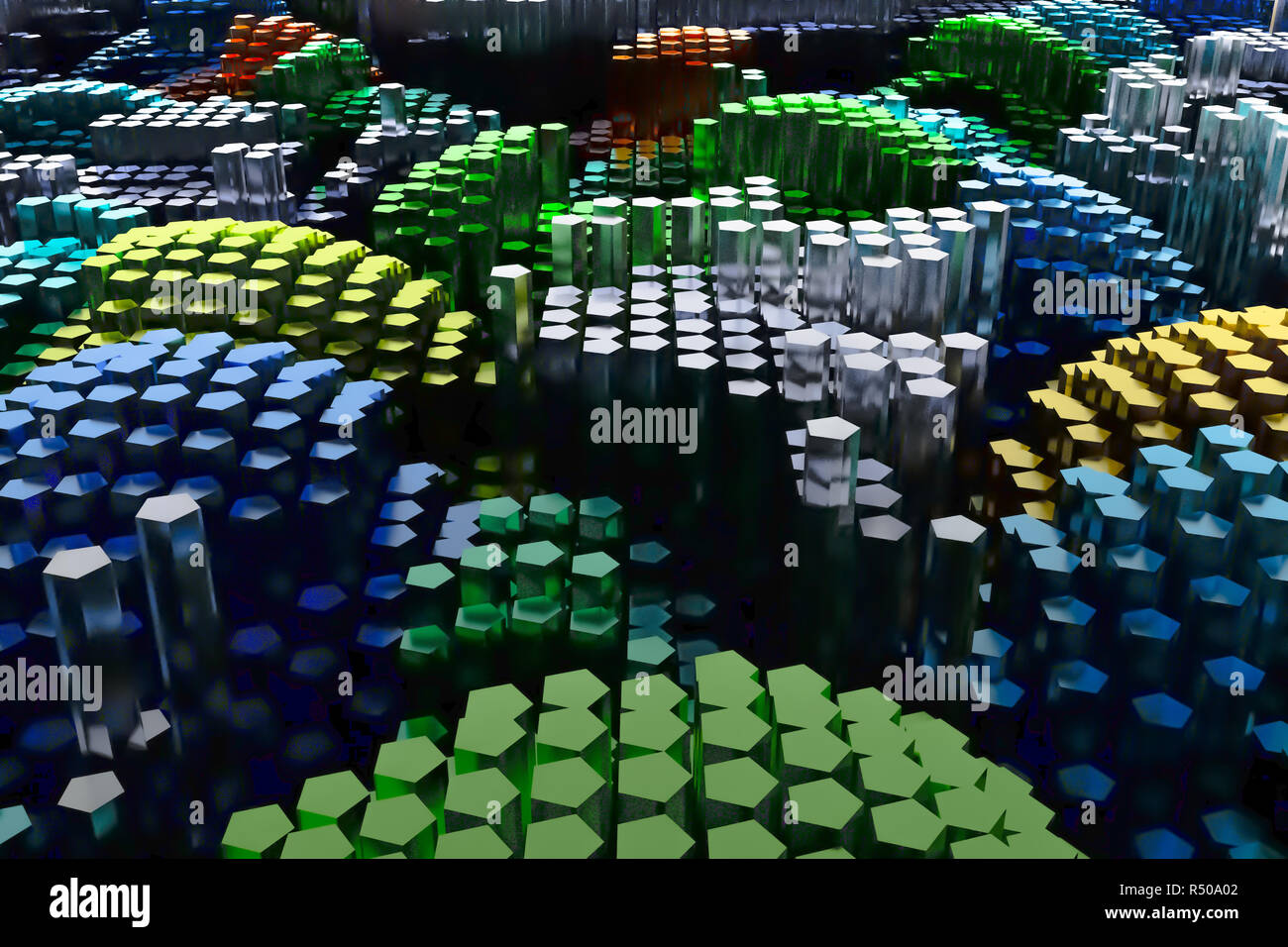 Geometric structure block, illustrations of shape composition, for ...