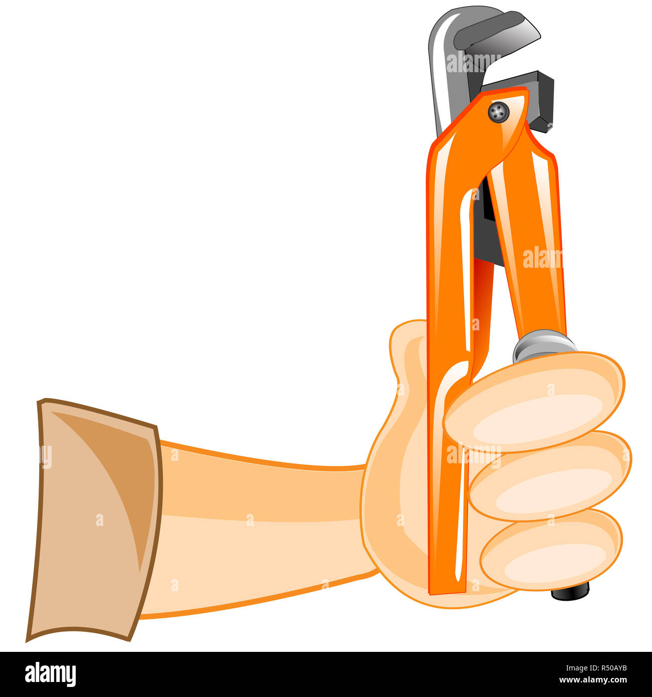 Key expanding in hand Stock Photo - Alamy