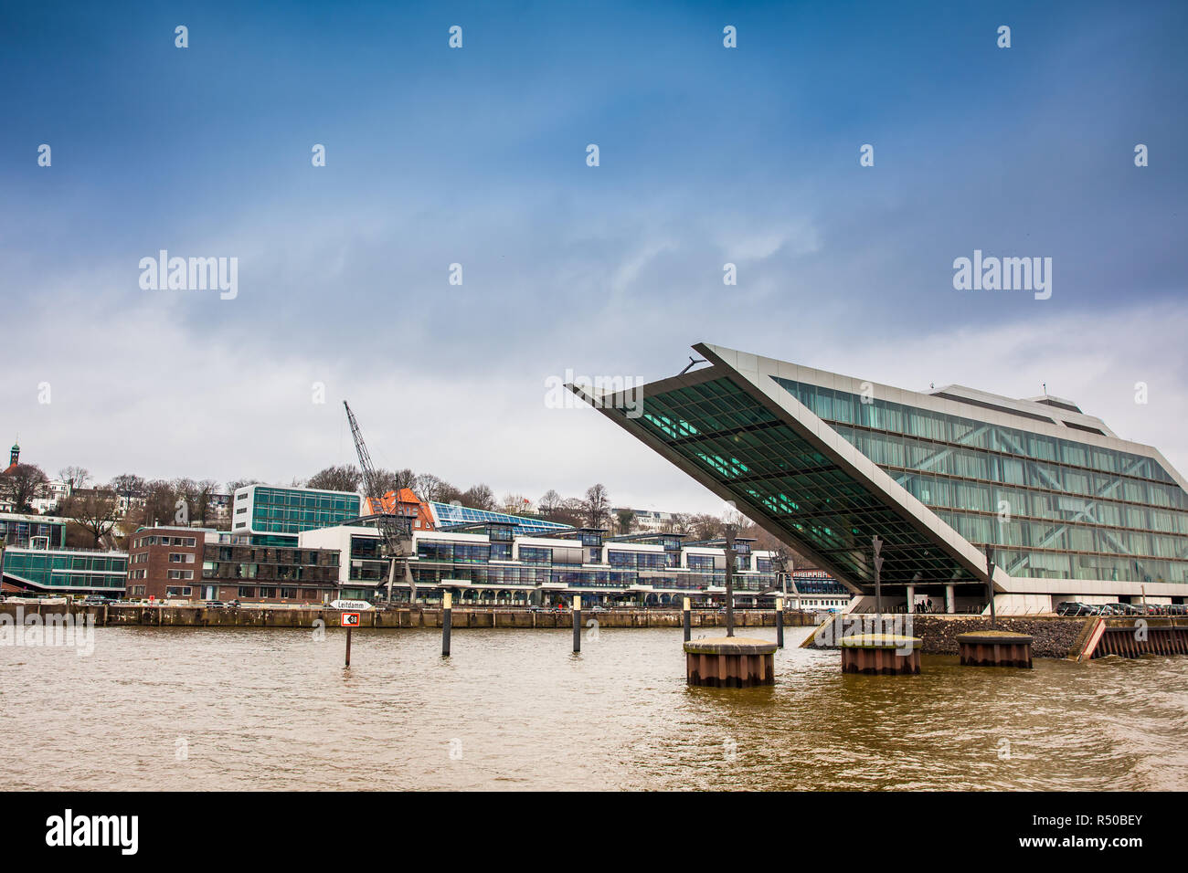 HAMBURG, GERMANY - MARCH, 2018: Dockland office building at the Edgar ...