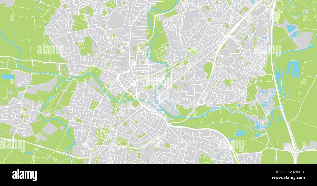 Map of chelmsford Stock Vector Images - Alamy