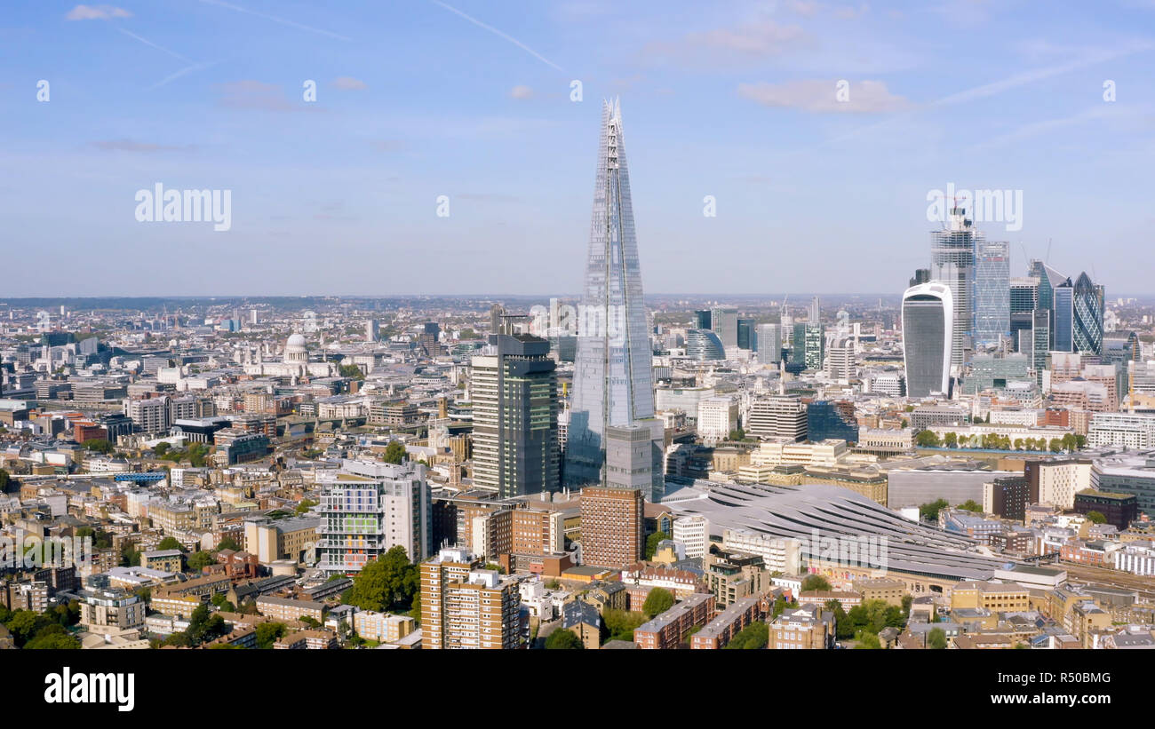Overhead aerial view the shard hi-res stock photography and images - Alamy