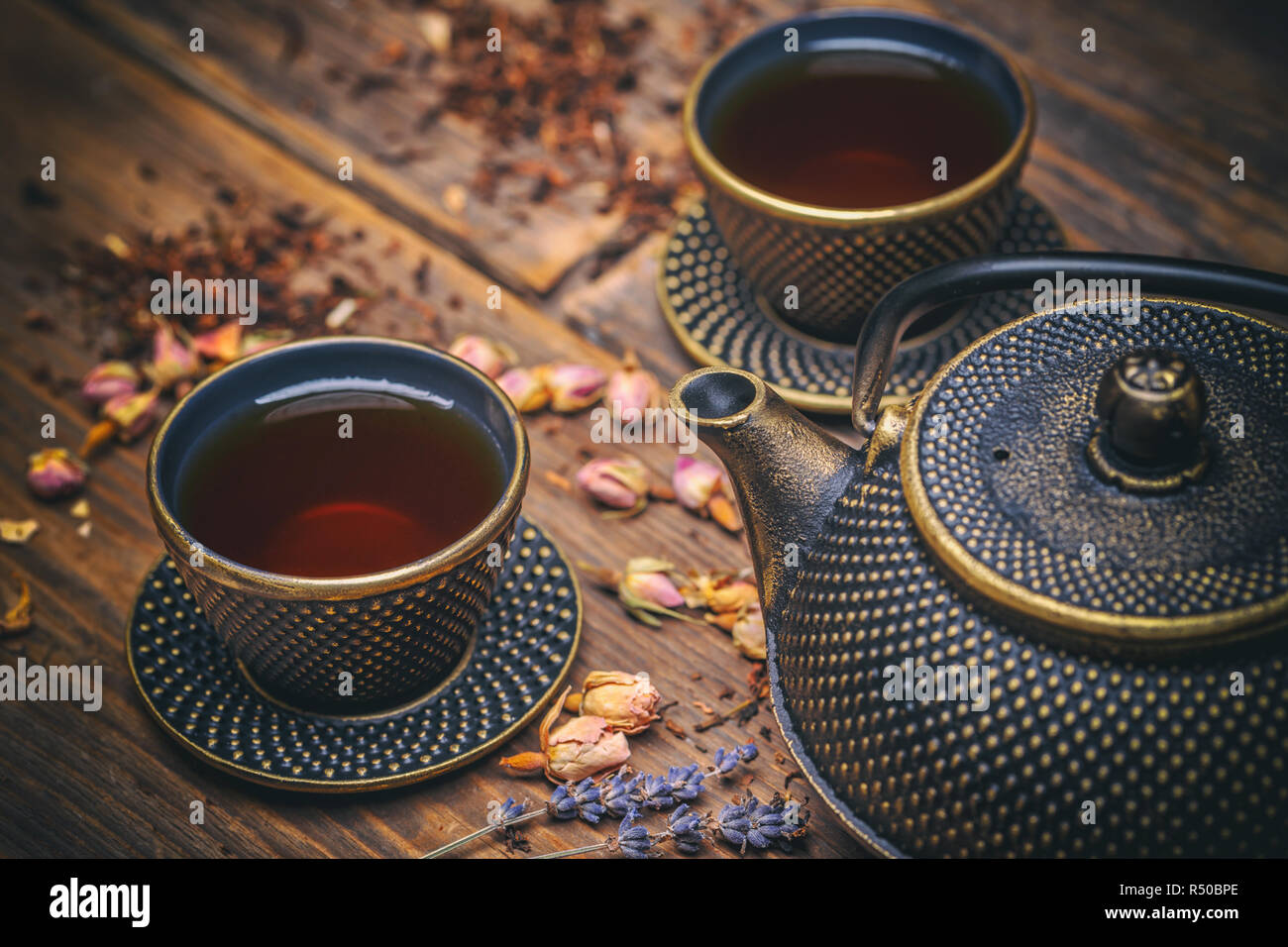 Asian tea set Stock Photo - Alamy