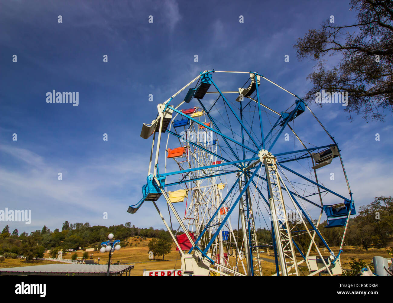 Ferris Wheel In Storage Stock Photo - Alamy